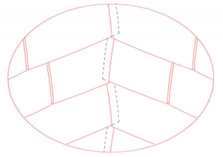 Internal & external corner details for vertical tiling