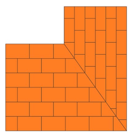 Hip details with plain clay roof tiles